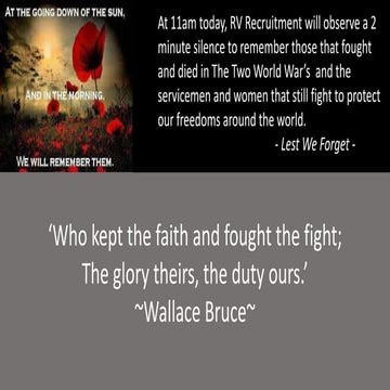 # Lest We Forget~ | PPTX