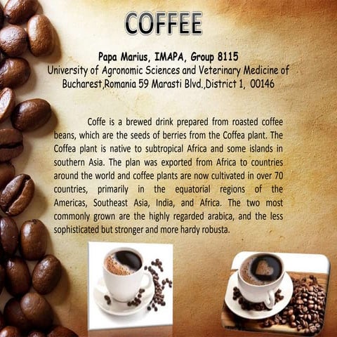 Coffee | PPTX