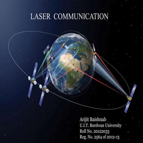 Optical satellite communication | PPT