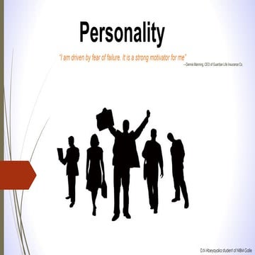personality | PPT