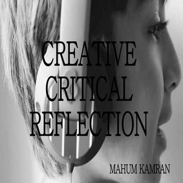CREATIVE CRITICAL REFLECTION | PPT