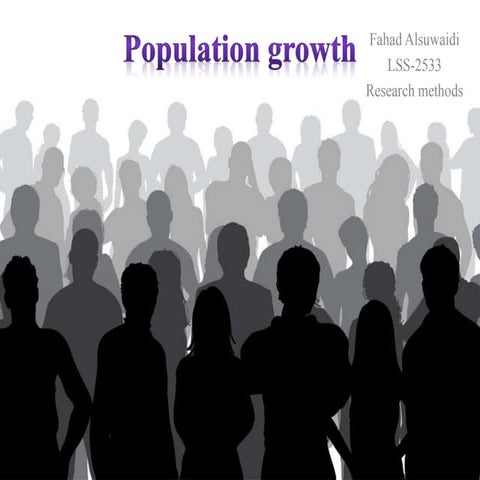 Population growth | PPT