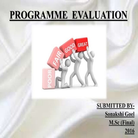 programme evaluation | PPTX