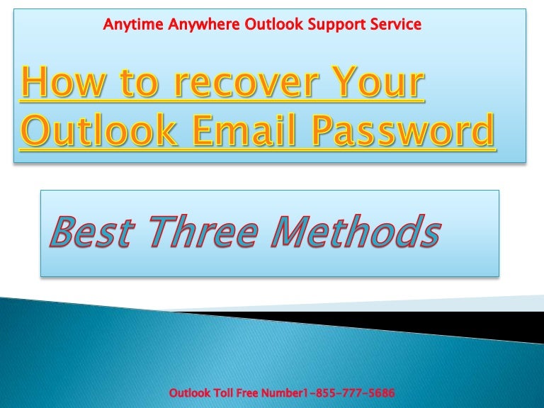 How To Recover Outlook Email Password how-to-recover-outlook-email-password