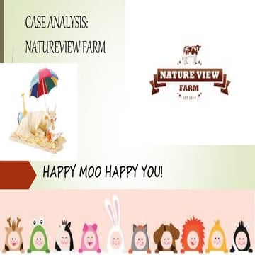 Natureview Farm - A HBS case study. | PPTX