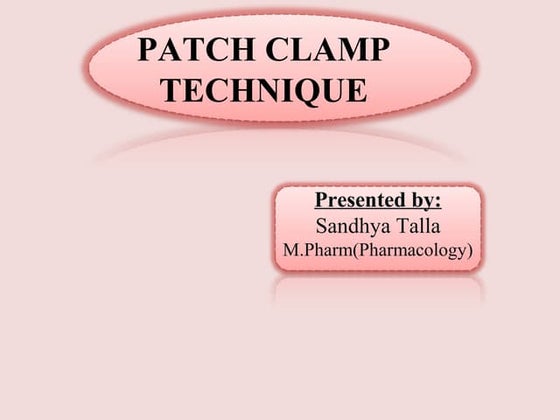 Patch clamp technique | PPT