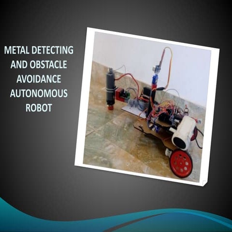 Metal Detector Robotic Vehicle