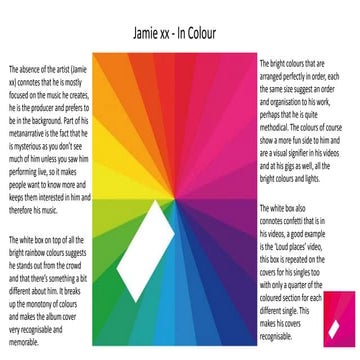 Jamie xx album cover analysis | PPTX