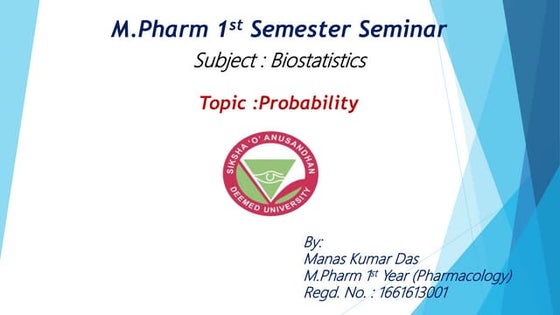 Statistics: Probability | PPT | Physics | Science