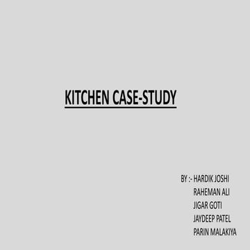 A Case Study Report at Restaurant | PDF