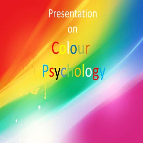 Color psychology | PPTX
