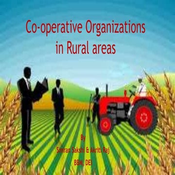 Co-operative organizations | PPTX