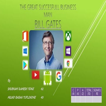 BILL GATES | PPTX