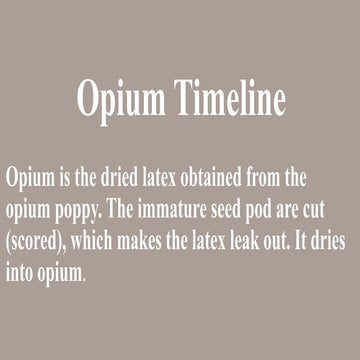 The Opium Timeline | PPTX