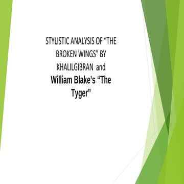 stylistic analysis SLIDE SHARE | PPT
