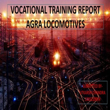 VOCATIONAL TRAINING REPORT | PPT