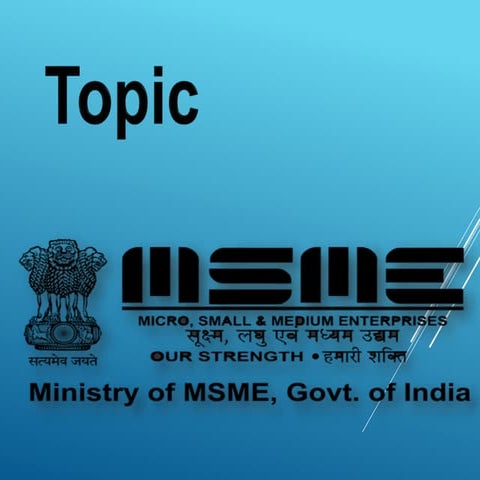 MSME of all over india | PPT