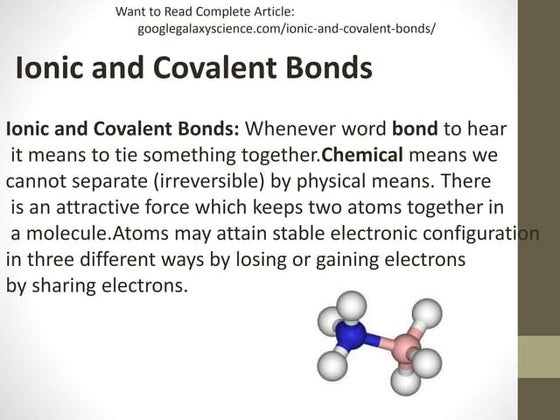 Chemical Bonding | PPT