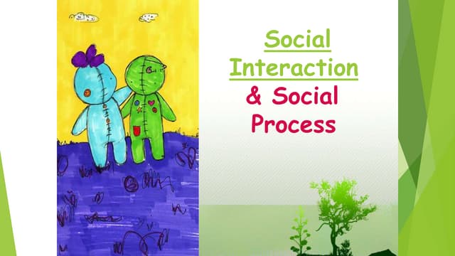 Social Interaction And Social Process | Ppt