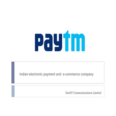 Paytm case study | PPTX