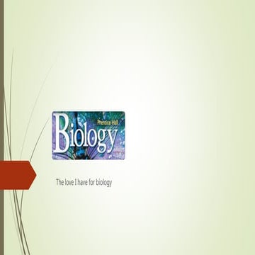 presentation of what is biology | PPTX