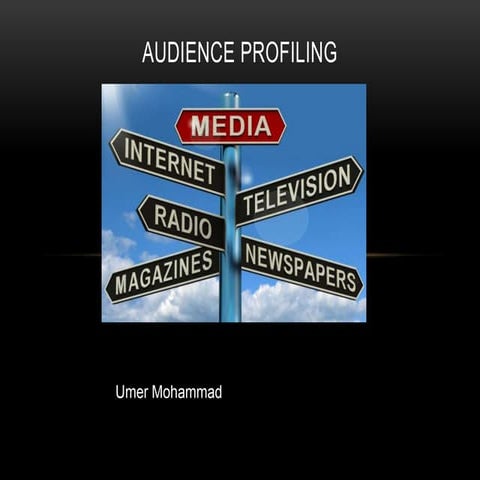 Audience profiling | PPT
