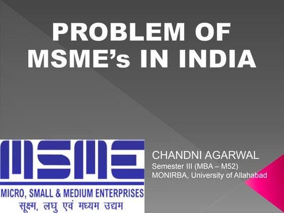 Introduction to MSME | PPT