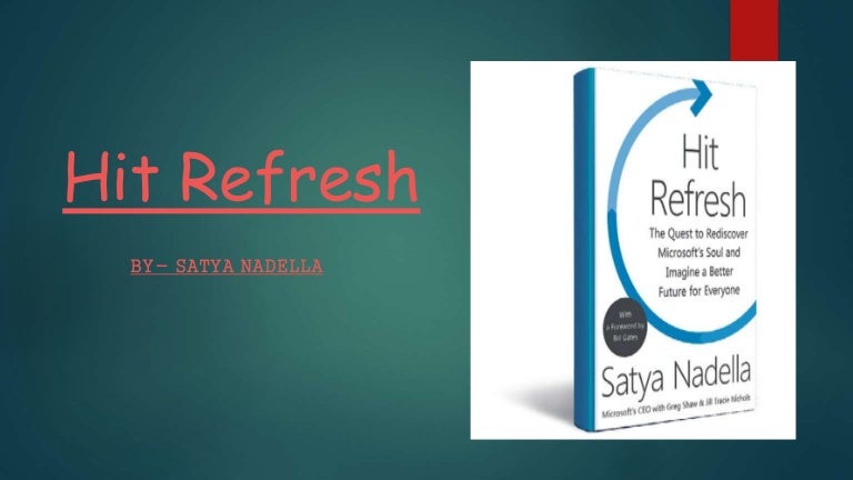 Book Review of Hit Refresh