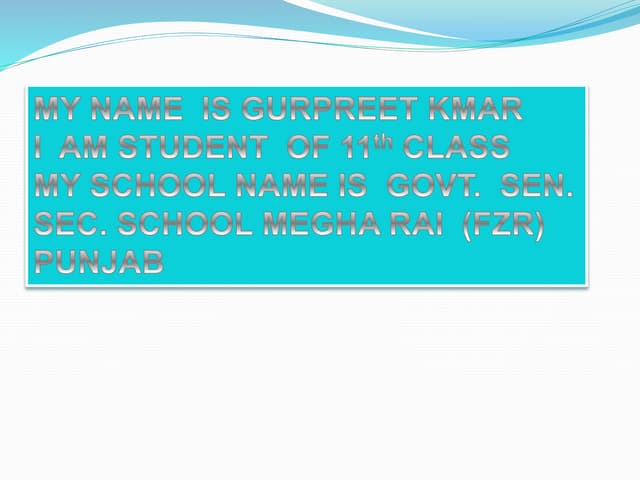 Presentation1pptx Gurpreet Kumar Ppt