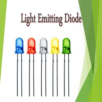 LED - Light Emitting Diode | PPTX