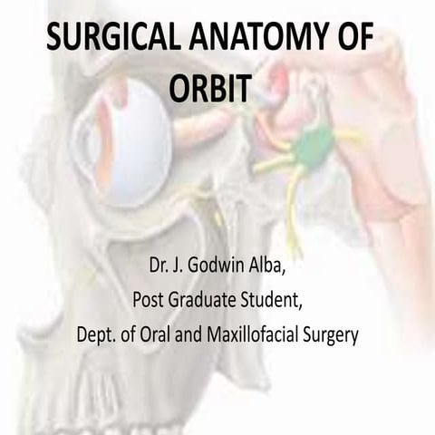 Surgical Anatomy of Orbit | PPTX