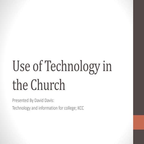 Digital Church Lesson 2 - LDS.org Productivity Tools | PPTX
