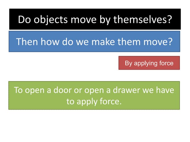 How do objects move | PPTX