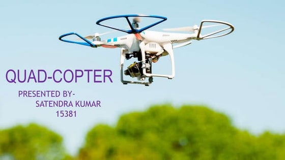 Drone (Quadcopter) full project report by Er. ASHWANI DIXIT | PDF