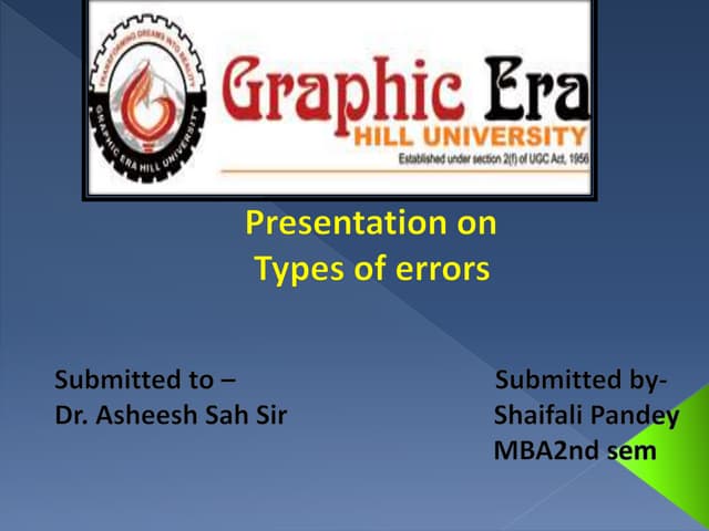 Type i and type ii errors | PPTX