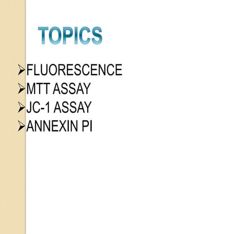 Mtt Assay for cell viability | PPTX