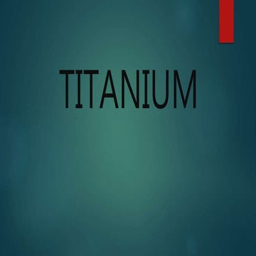 Titanium | PPTX