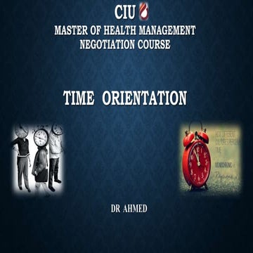 TTIME ORIENTATION | PPT