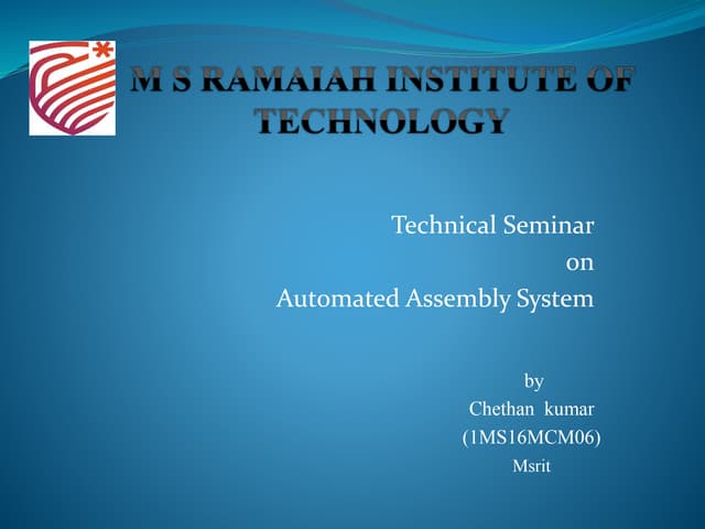 Automated assembly systems | DOCX