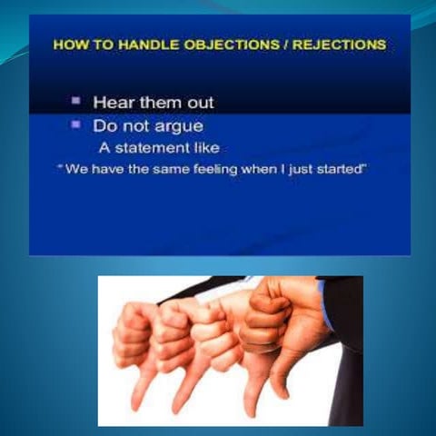 How to Handle Objection / Rejection | PPTX