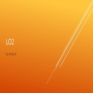 Unit 14 - LO2 | PPT