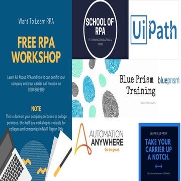 Free RPA Workshop | PPT