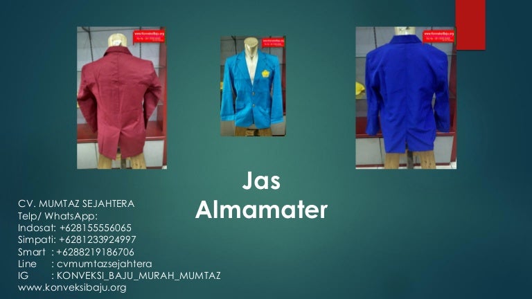 Almamater Ugm 2019, Almamater Uny, Jas Almamater Ipb , CP 0852 8002