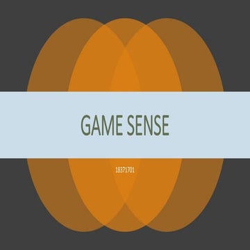 Game Sense | PPT