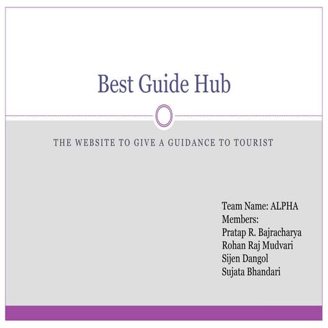 Best Guide Hub | PPT