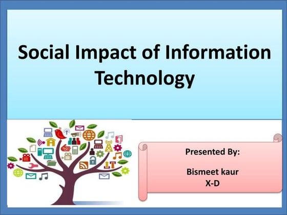 Information and communication technology | PPT