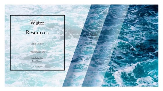 Sources of Water | PPT