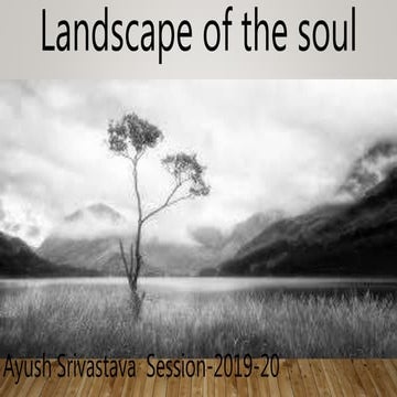 Landscape of the Soul | PPTX