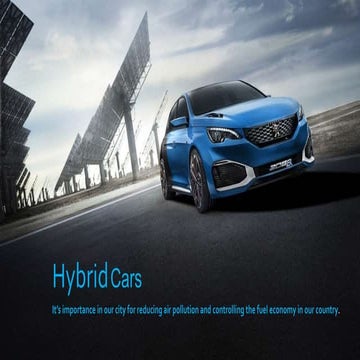 Hybrid Cars | PPTX