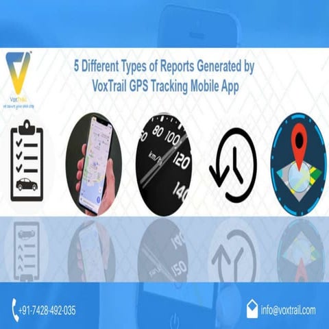 5 Different Types of Reports Generated by VoxTrail GPS Tracking Mobile ...